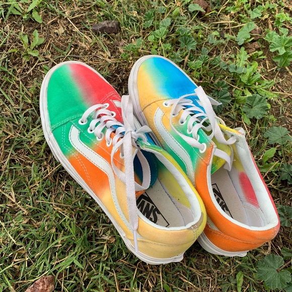 Vans | Shoes | Rainbow Vans Colorful Shoes | Poshmark